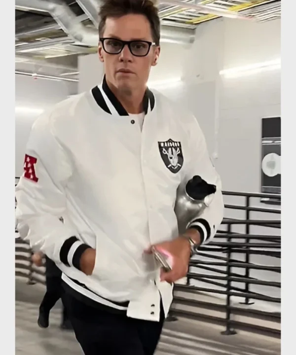 Tom Brady Raiders White Jacket
