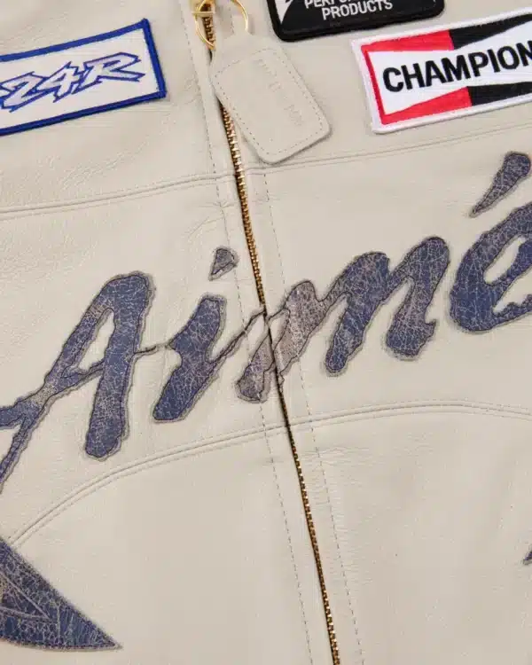 Aime Leon Dore x Vanson Distressed Moto Jacket