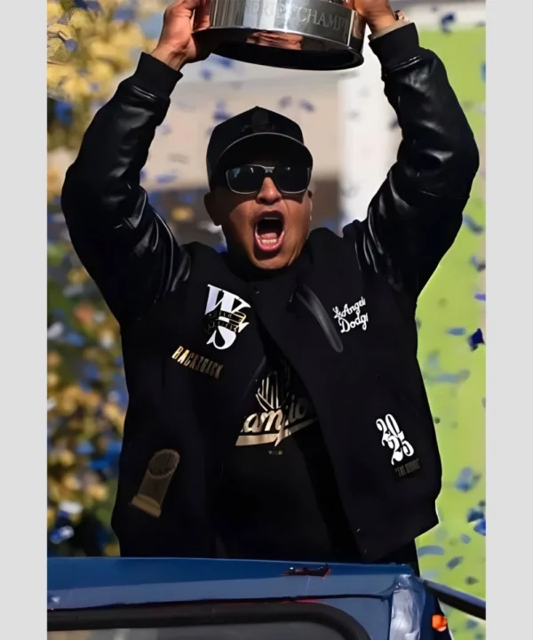 Dave Roberts Dodgers World Series Championship Parade Jacket