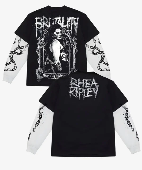 Rhea Ripley Chain Long Sleeve T-Shirt